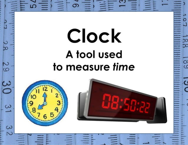 Measurement Unit Vocabulary/Word Wall | PPTX