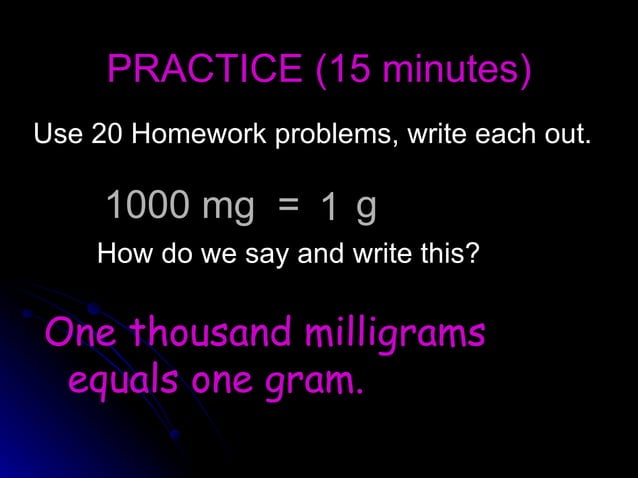 Measurement Writing | PPT