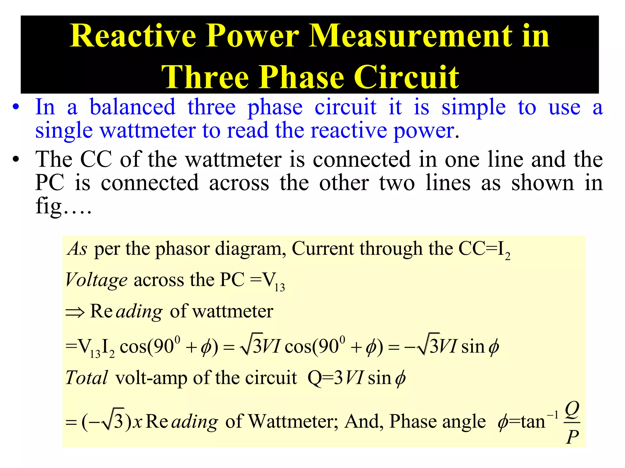 Measuremnt of Power and Energy | PPT