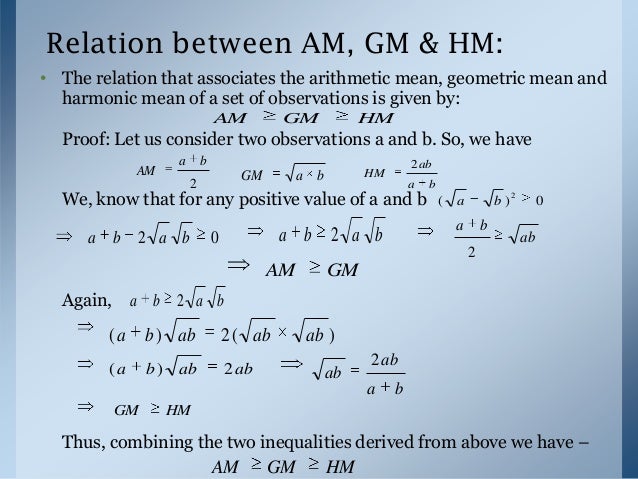 Measure of Central Tendency