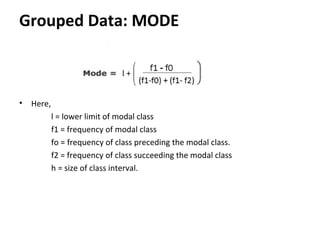Measure of central tendency | PPT