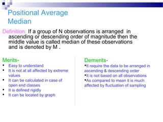 Measure of central tendency | PPT | Physics | Science