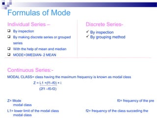 Measure of central tendency | PPT | Physics | Science