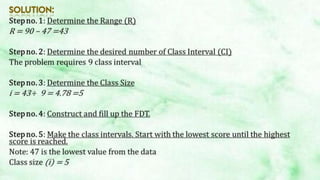 Measure of Central Tendency | PPT