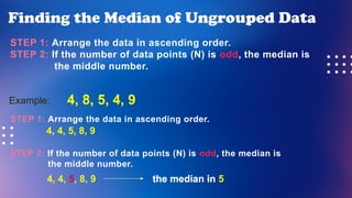 MEASURE OF CENTRAL TENDENCY ( Mean, Median ,and Mode) | PPTX