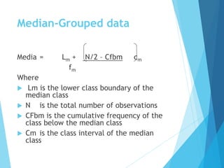 Measure of central tendency (2) | PPT | Physics | Science
