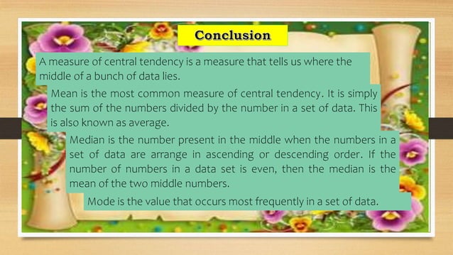Measure of central tendency grouped data.pptx | Physics | Science