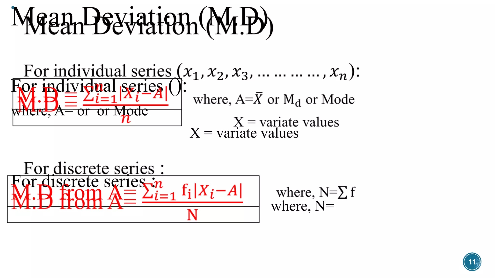 Measure of dispersion | PPT