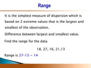 Measure of Dispersion.pptx. . | PPTX