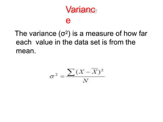 measure of dispersion in stats whichncomes in first chapter | PPT