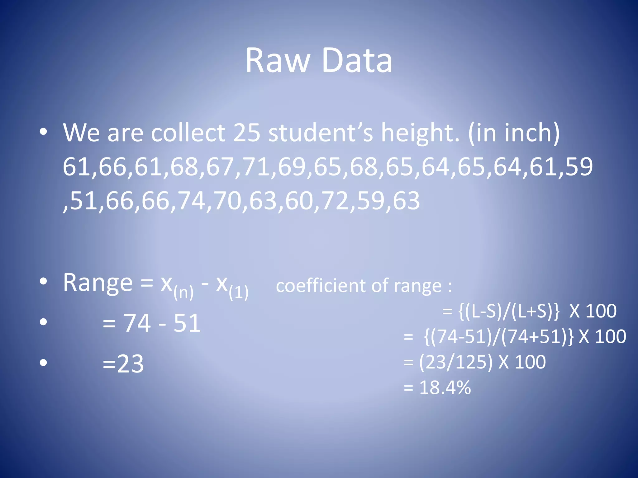 Measure of dispersion statistics | PPTX