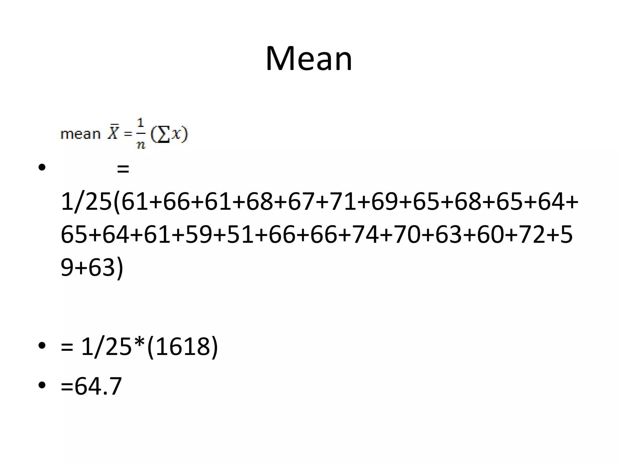 Measure of dispersion statistics | PPTX