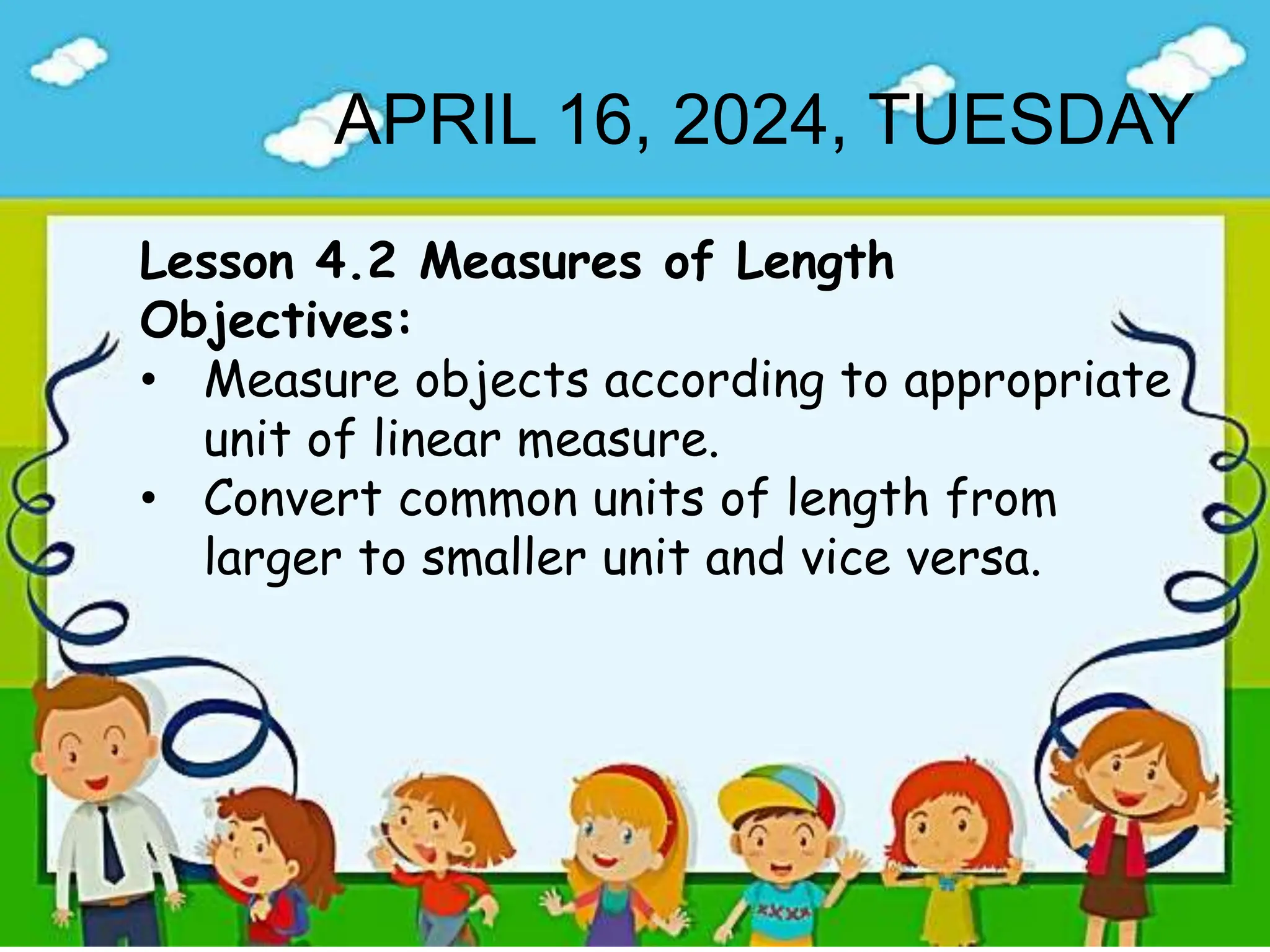 Conversion of measures of length ppt-grade 3 | PPTX