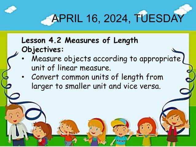 Conversion of measures of length ppt-grade 3 | PPTX | Physics | Science