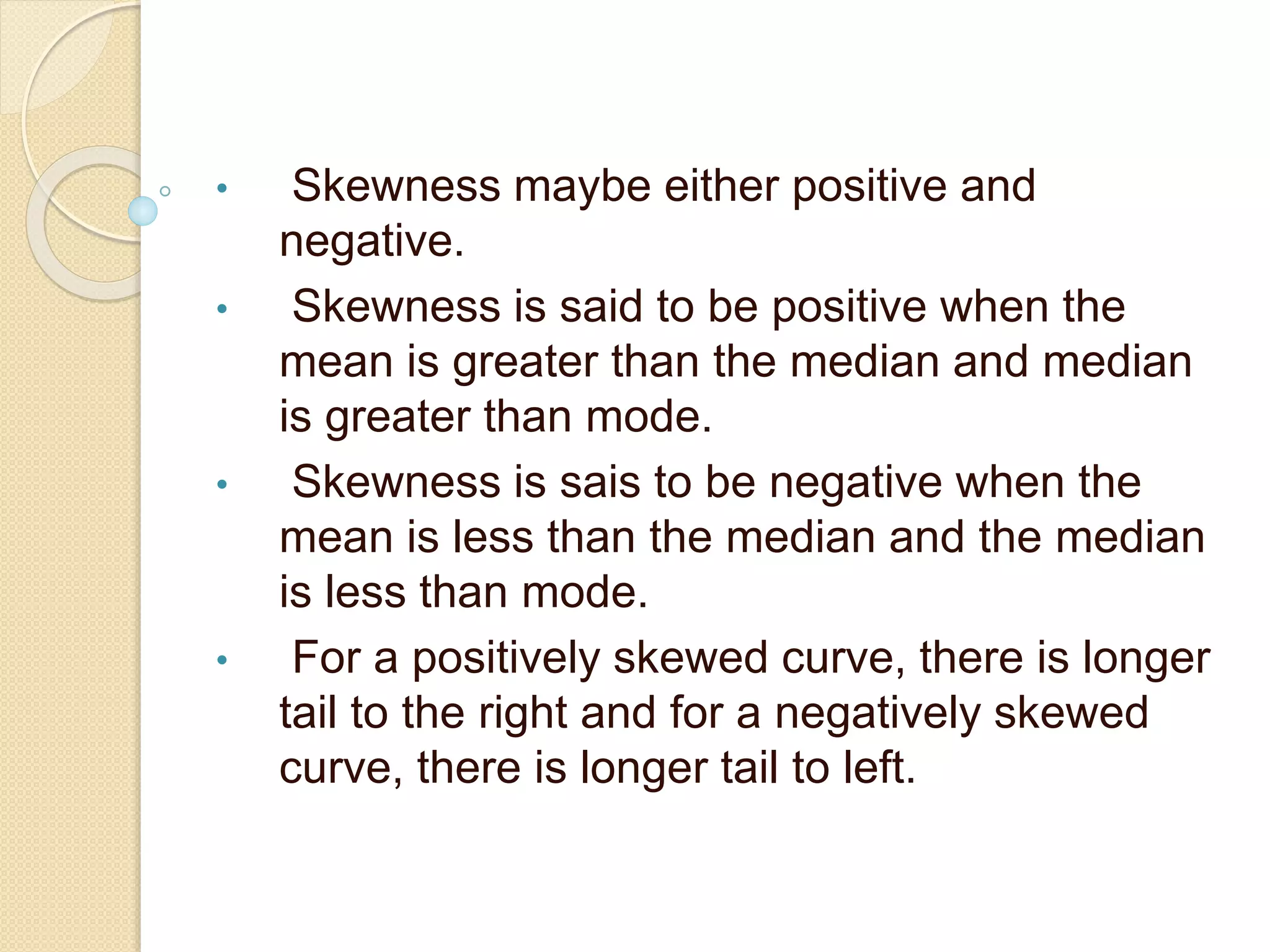 Measure of skewness | PPTX
