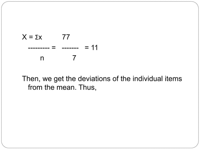 Measure of variability | PPT