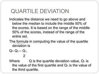 Measure of variability | PPTX