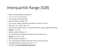 Measure of Variability Report.pptx | Business Accounting & Finance ...
