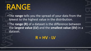 Measure of Variability Report.pptx | Business Accounting & Finance ...