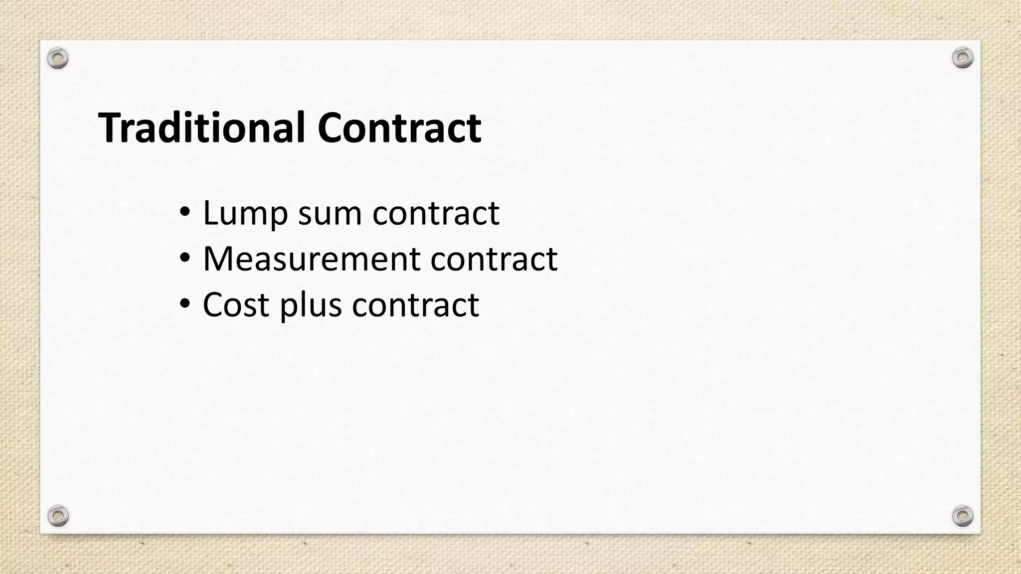 Measure And Pay Contract | PDF