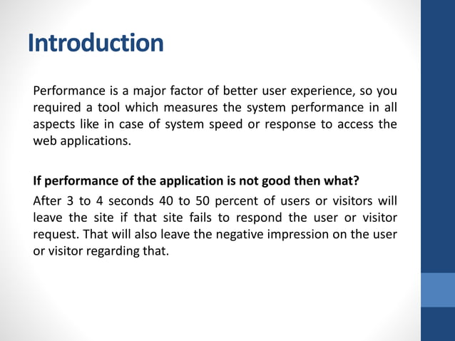 Measure Performance Of The Application Using Open Source Performance Testing Tools Ppt