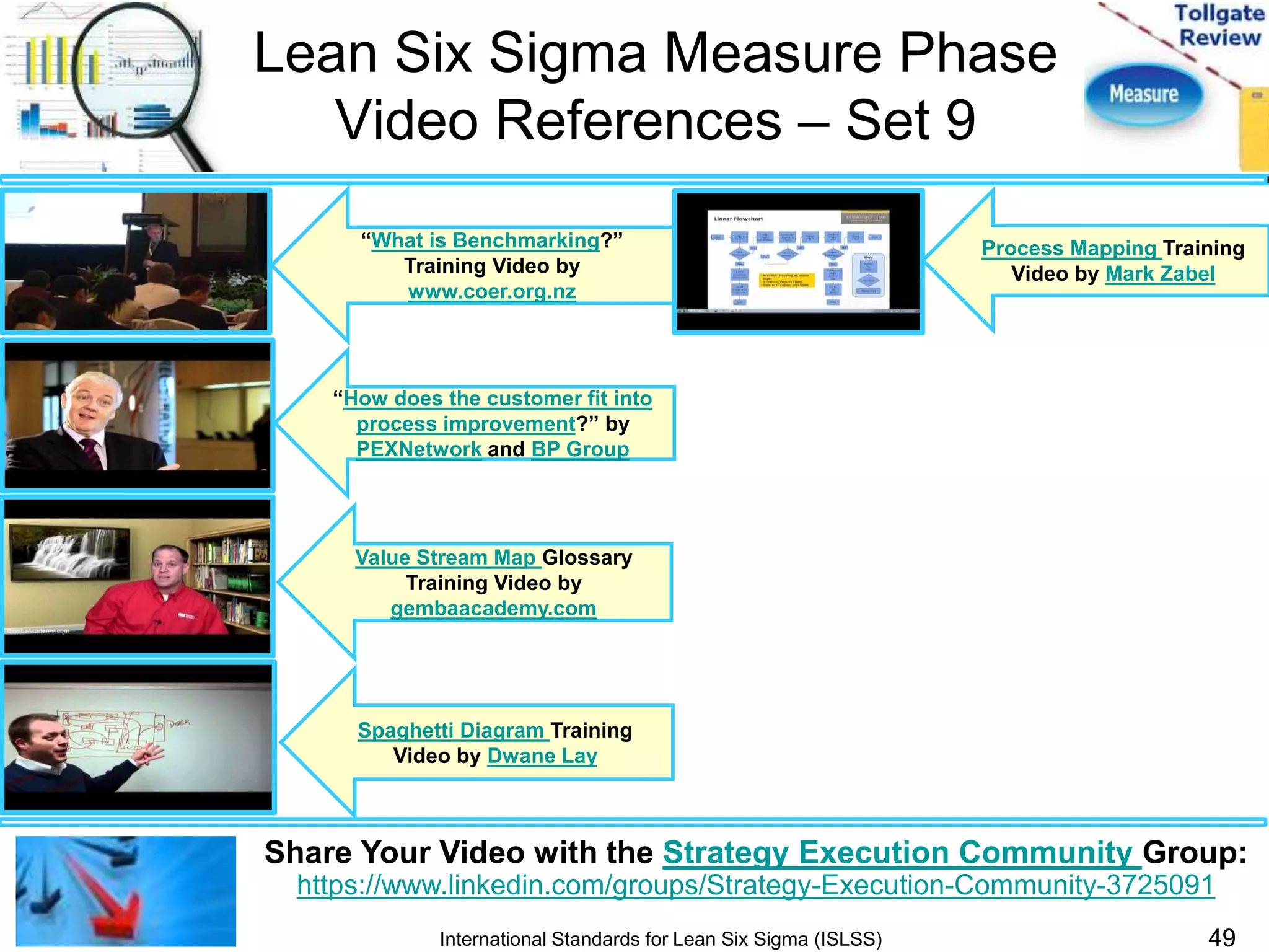Measure phase lean six sigma tollgate template | PPTX