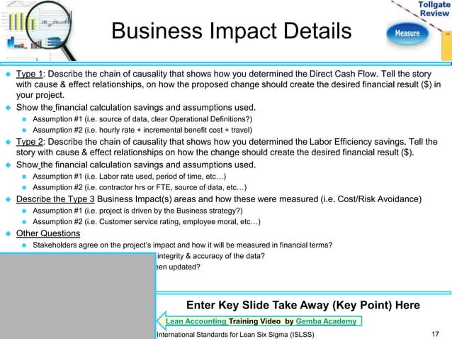Measure phase lean six sigma tollgate template | PPTX | Computer ...
