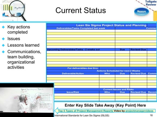 Measure phase lean six sigma tollgate template | PPTX | Computer ...