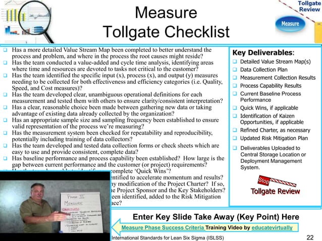 Measure phase lean six sigma tollgate template | PPTX | Computer ...