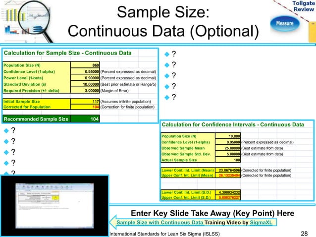 Measure phase lean six sigma tollgate template | PPTX | Computer ...