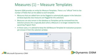 Dynamic DSM Features - Measures | PPTX