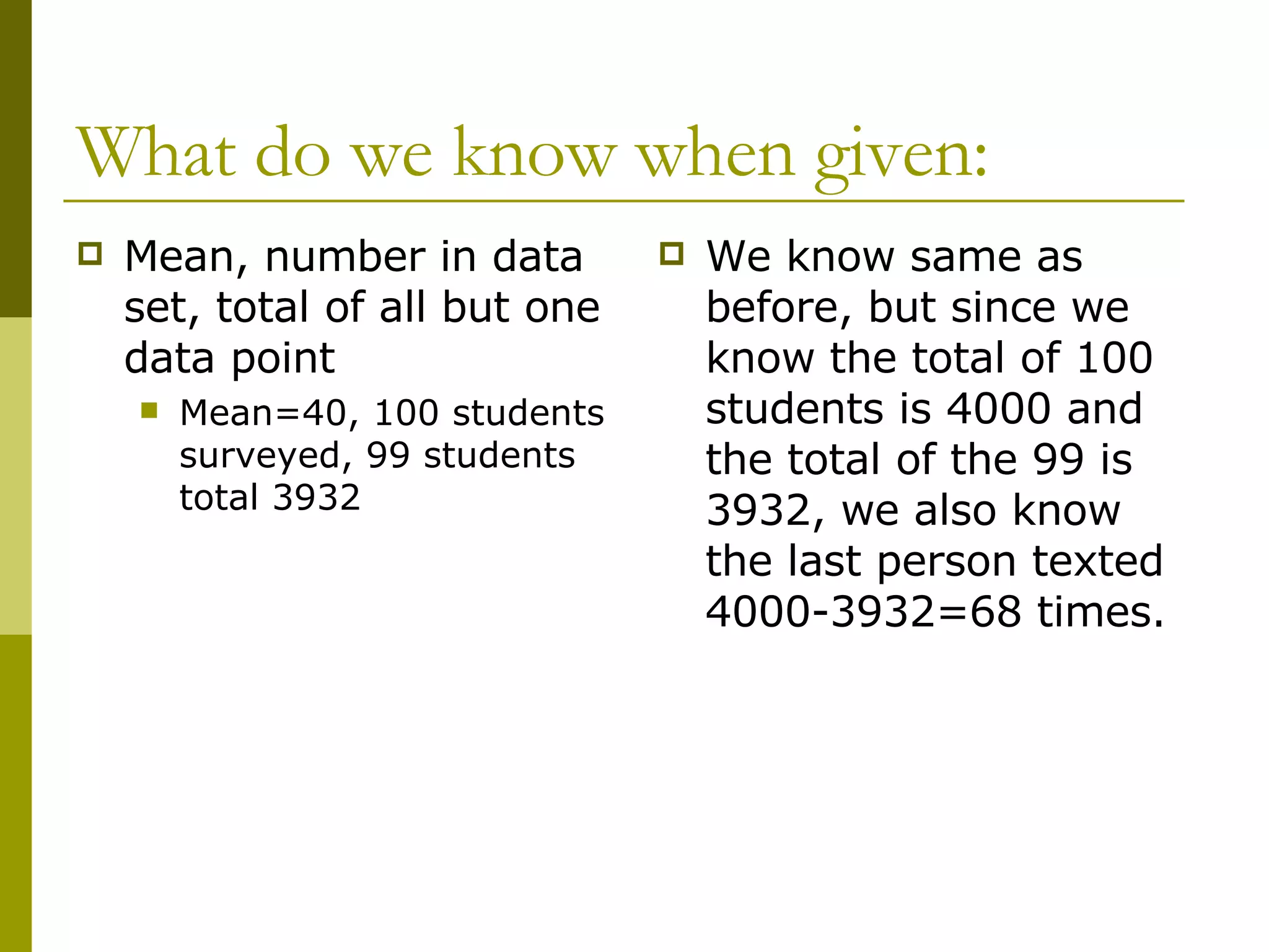 Measures Of Central Tendencies | PPT