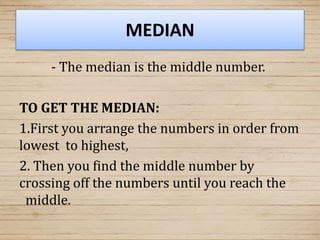 Measures of-central-tendency | PPTX