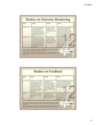 Measures and feedback 2013 [compatibility mode] | PDF