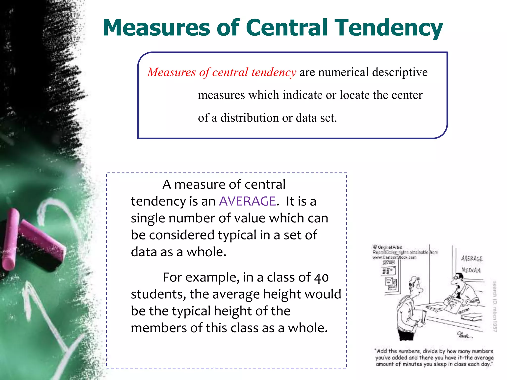 Measures of Central Tendency | PPTX