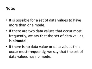 Measuresofcentraltendency 121117004155-phpapp01 | PPT