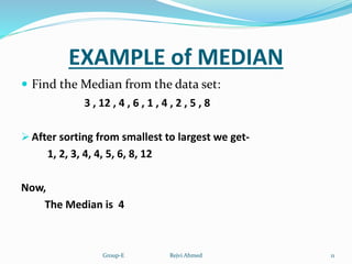 Measures of Central Tendency | PPTX