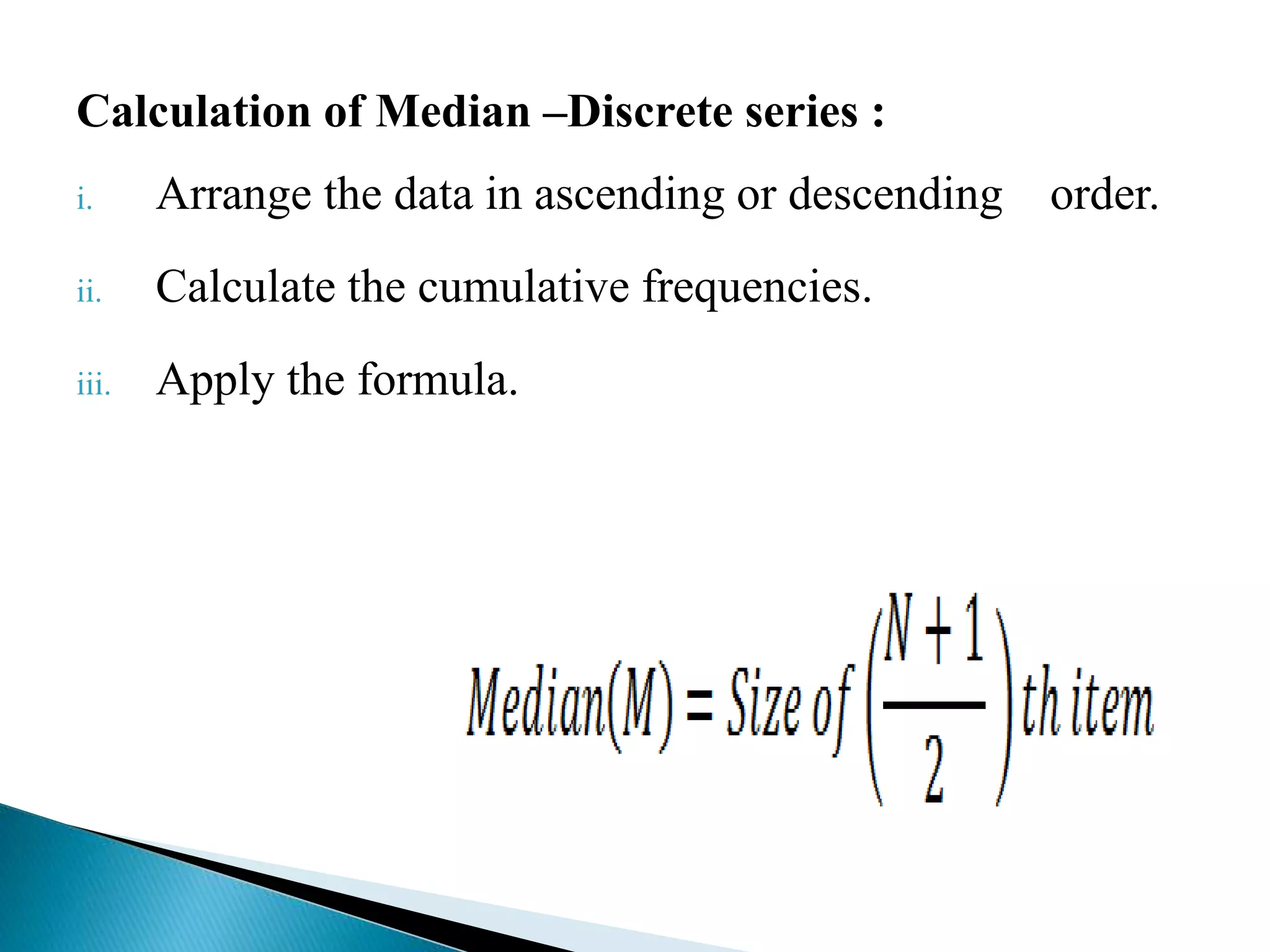 Measures of central tendency | PPT