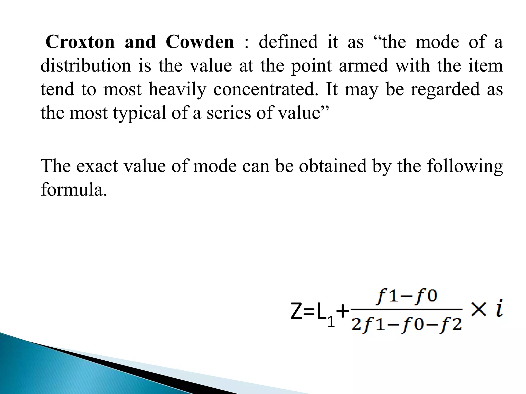 Measures of central tendency | PPT