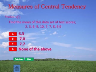 Measures of central tendency | PPT