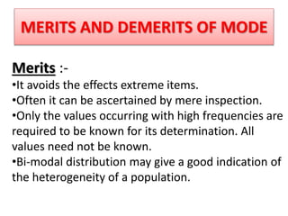 Measures of central tendency | PPTX