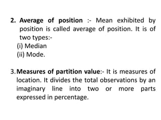 Measures of central tendency | PPTX