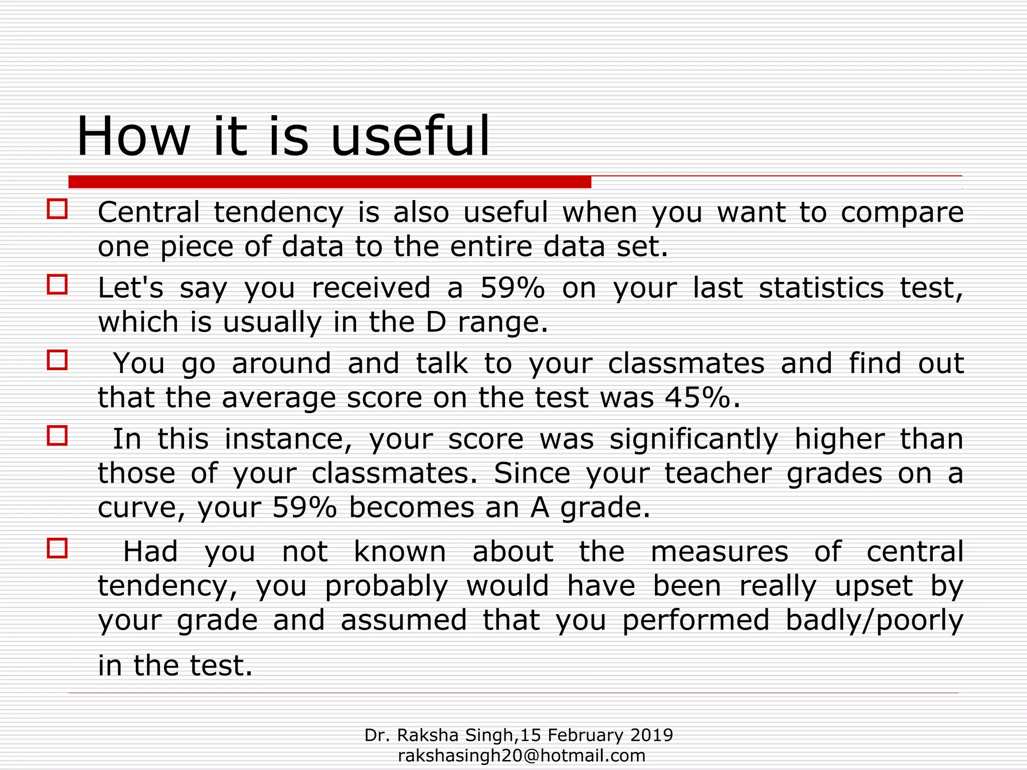 Measures of central tendency | PPT
