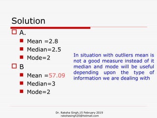Measures of central tendency | PPT