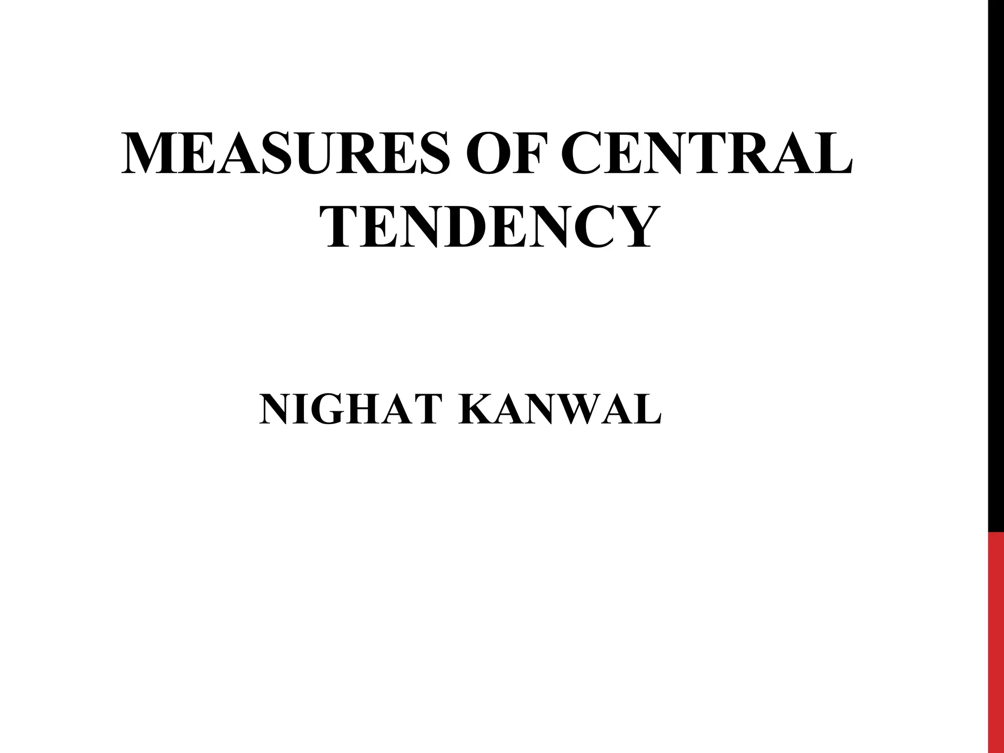 Measures of central tendency in Stat.pptx