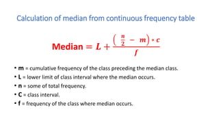 Measures of central_tendency._mean,median,mode[1] | PPT