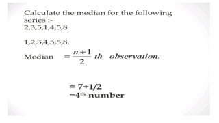 Measures of central_tendency._mean,median,mode[1] | PPTX