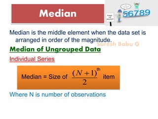 Measures of Central Tendency | PPTX