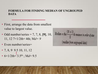 Measures of Central Tendency | PPT
