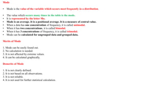Measures of Central Tendency.pptx for UG | PPTX